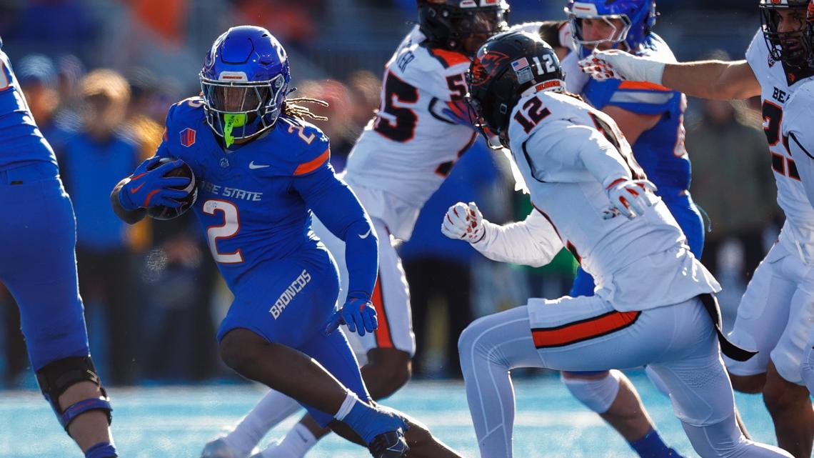 Ashton Jeanty rushes for 226 yards and leads Boise State to a win ...