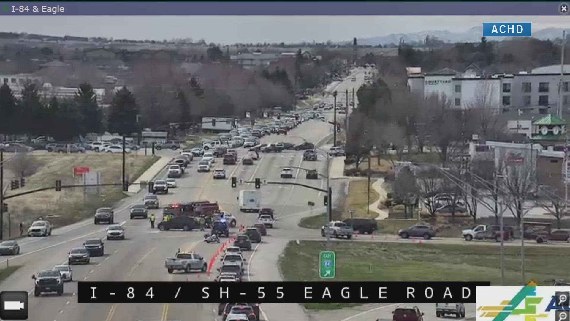 Eagle Road traffic resumes following rollover crash near I-84 | ktvb.com