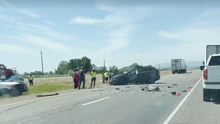 Two fatal crashes shut down I-84 near Bliss | ktvb.com