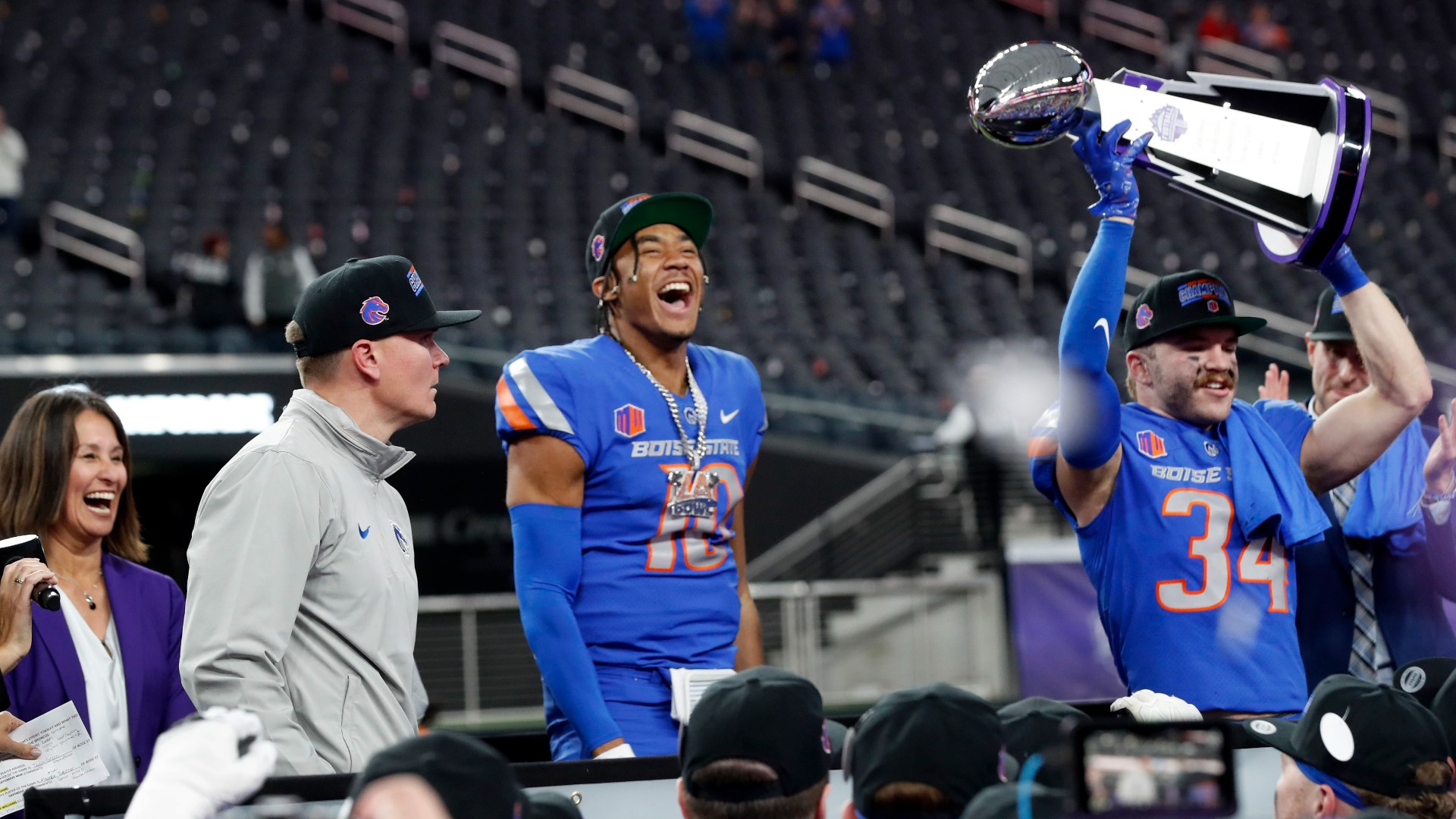 Boise State captures Mountain West title with 44-20 win over UNLV ...