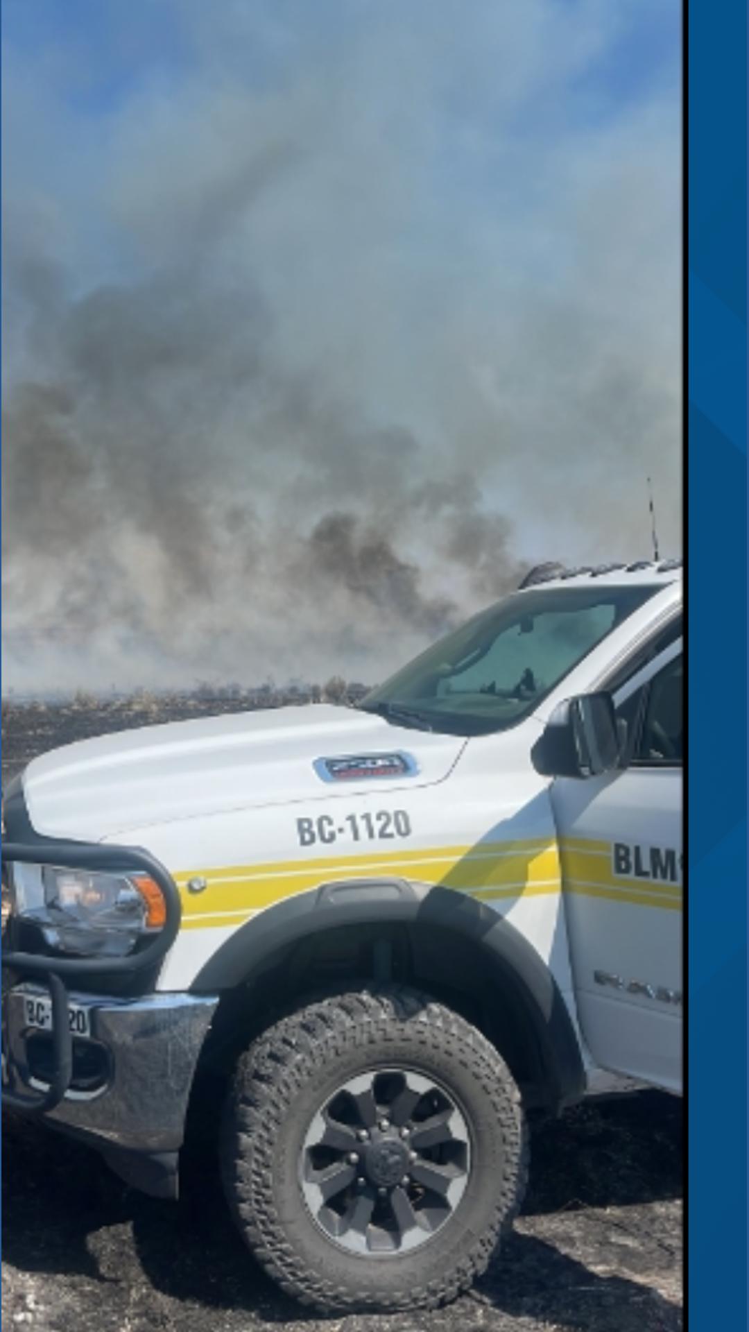 Stan Fire burns 25 acres south of Pleasant Valley Road in Boise | ktvb.com