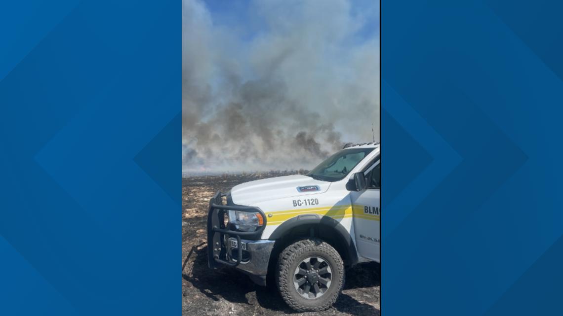 Stan Fire burns 25 acres south of Pleasant Valley Road in Boise | ktvb.com