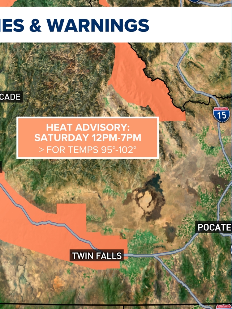 First Alert Weather: Extreme heat expected in southern Idaho and ...