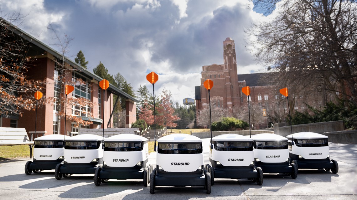 Food delivery robots debut at University of Idaho | ktvb.com