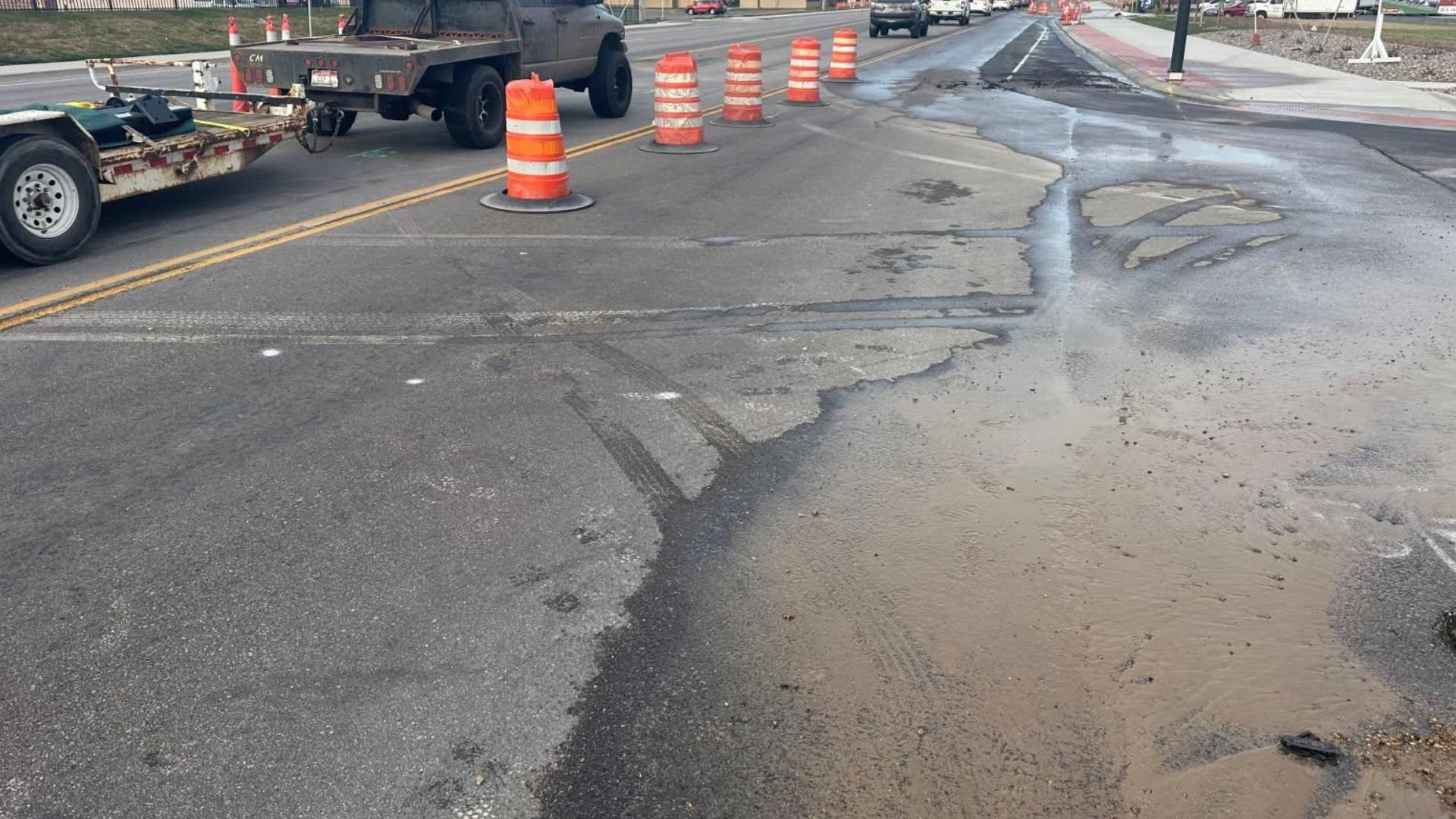 Lane closures, delays expected after Nampa sewer line break | ktvb.com
