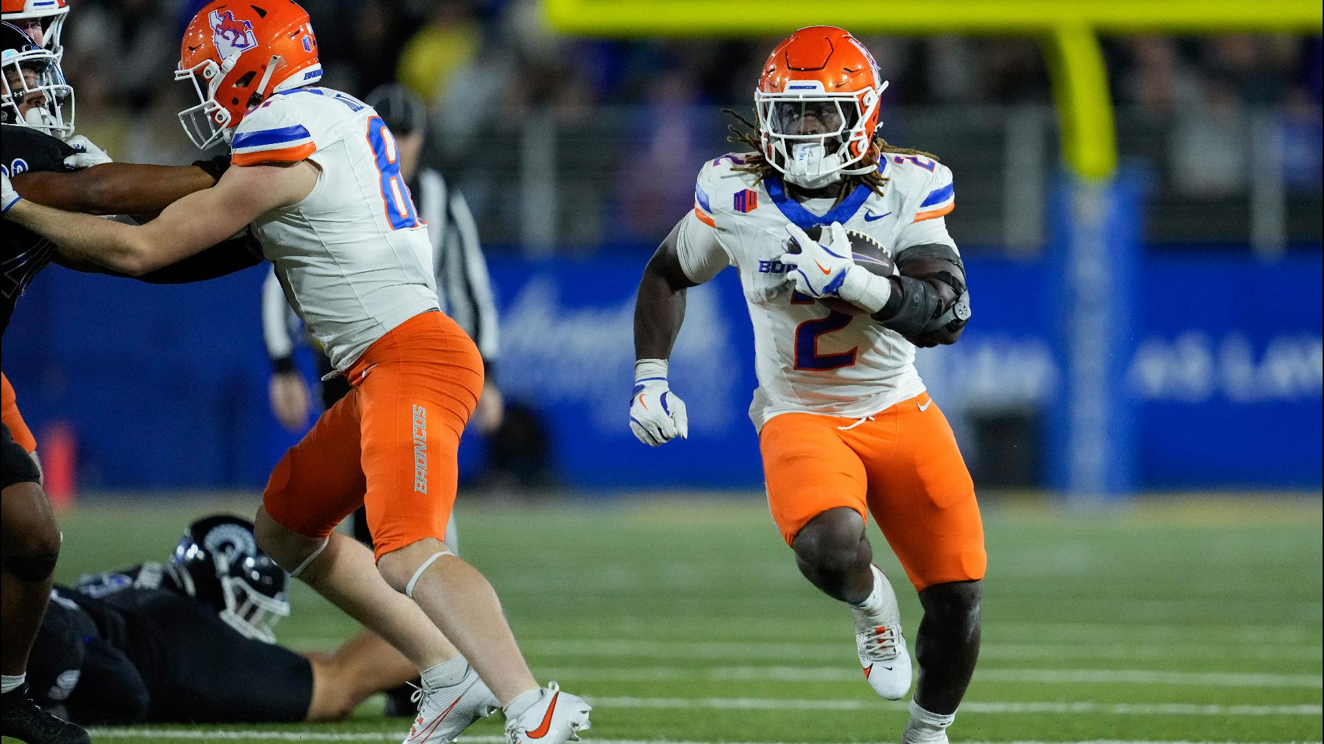 Jeanty powers No. 13 Boise State to 42-21 win at San Jose State | ktvb.com