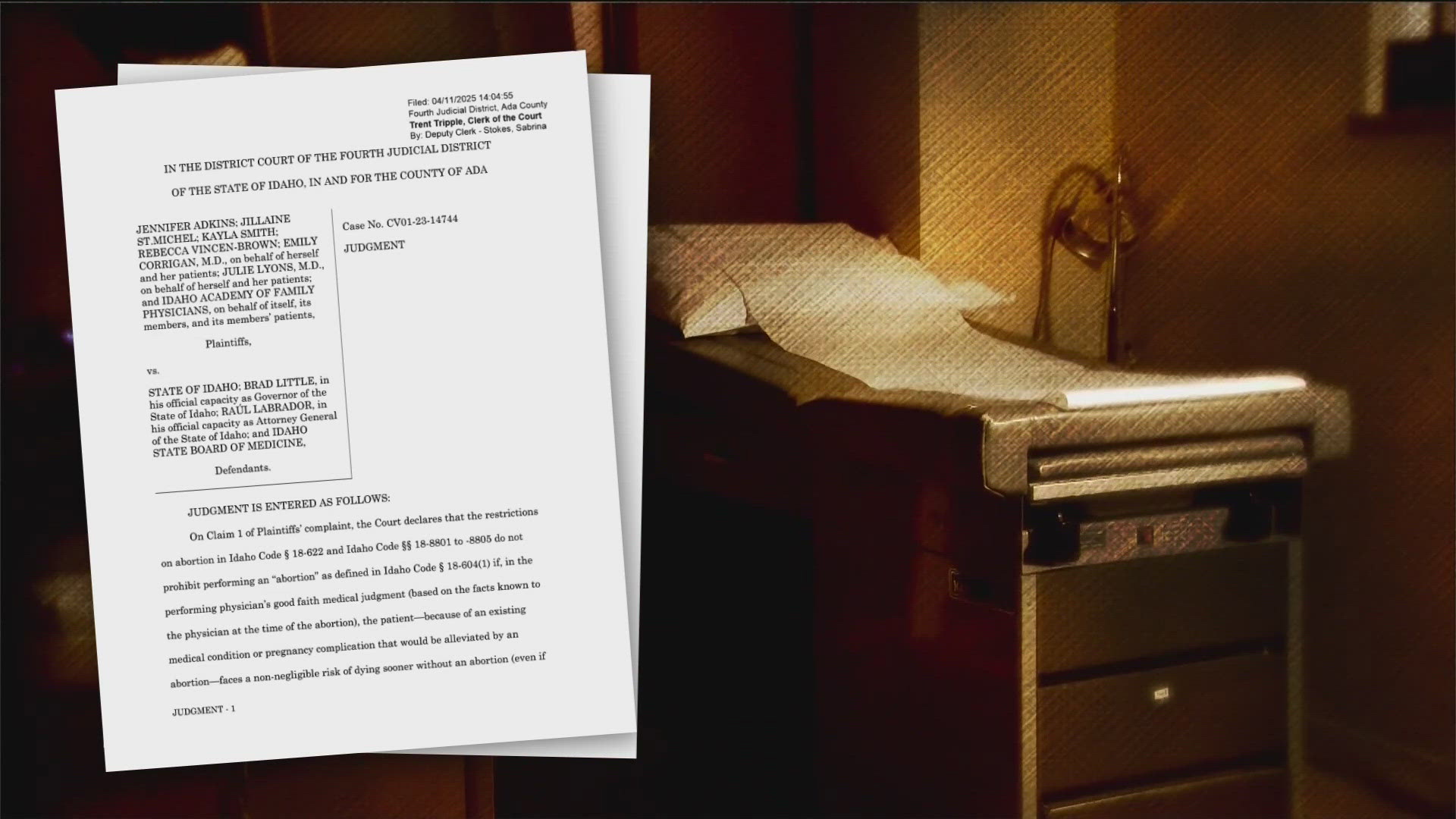 Idaho court allows abortion amid non-negligible mortality risk | ktvb.com