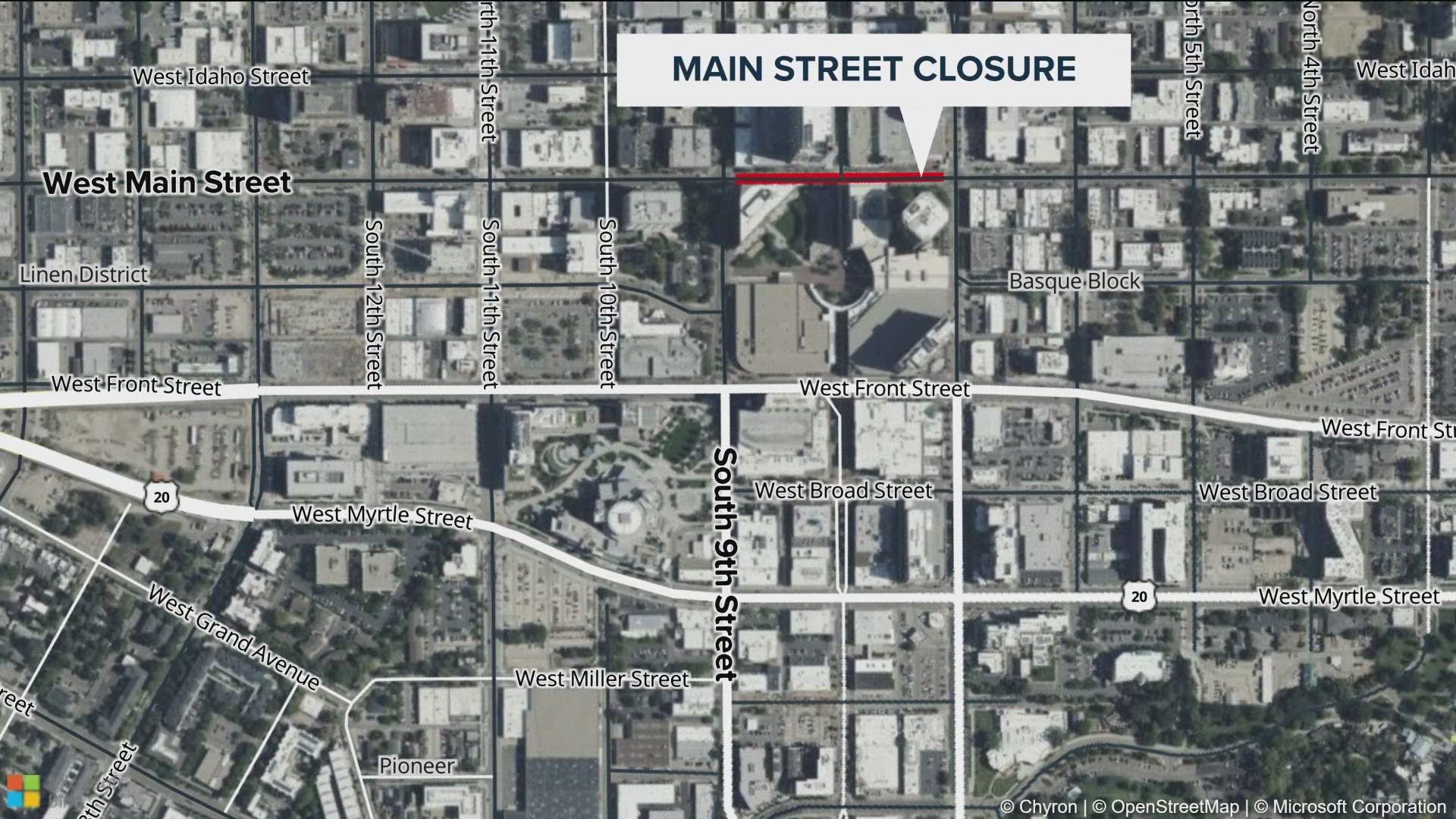 Downtown Boise traffic shifts for ongoing 8th Street project | ktvb.com