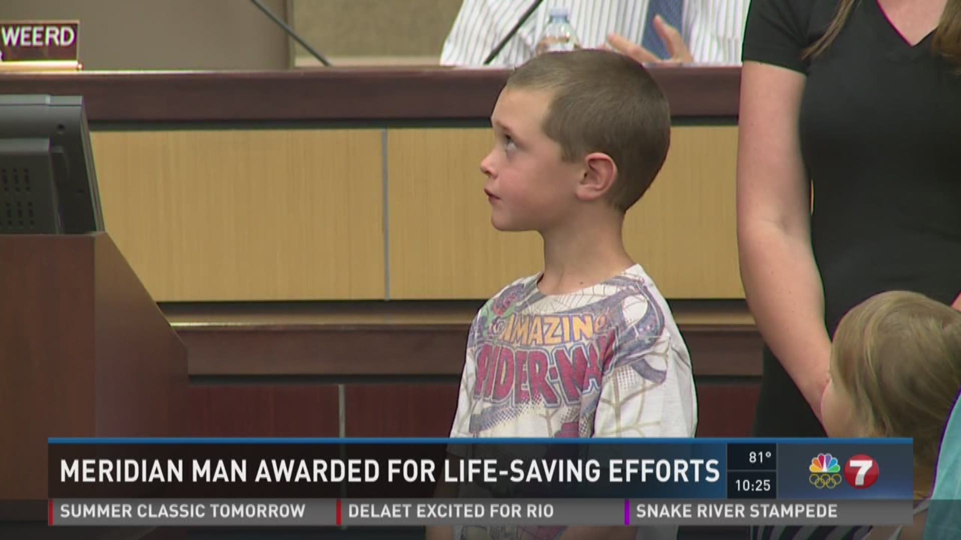 Meridian man receives city award for saving drowning 6-year-old | ktvb.com