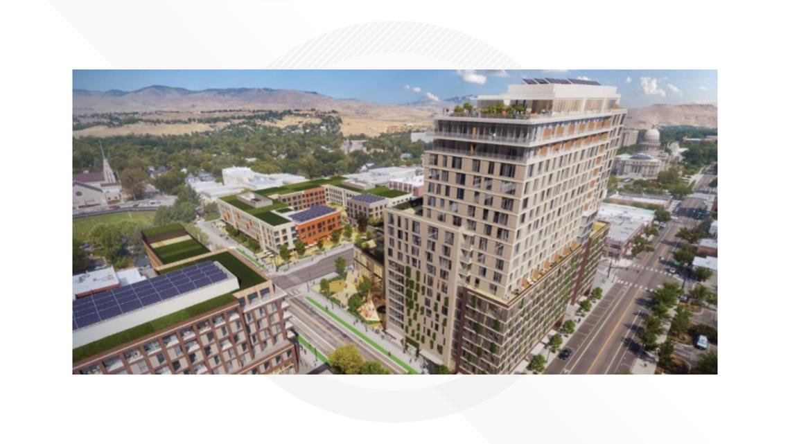 Boise urban renewal agency accepts bid to develop 20-story high-rise ...