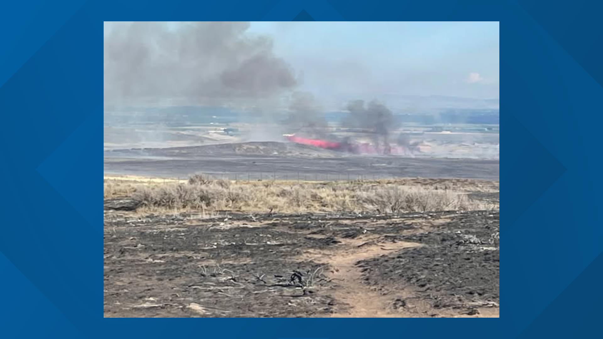 Wildfire near St. Anthony Sand Dunes | ktvb.com