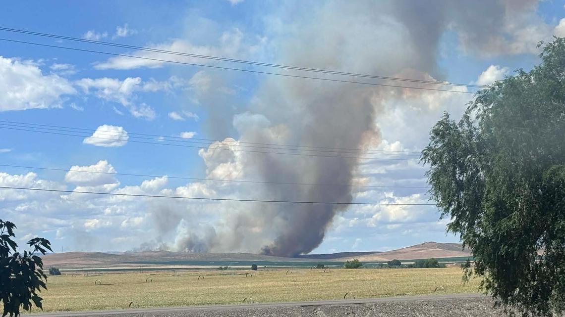 Butter Field Spring fire burning northwest of Ontario | ktvb.com