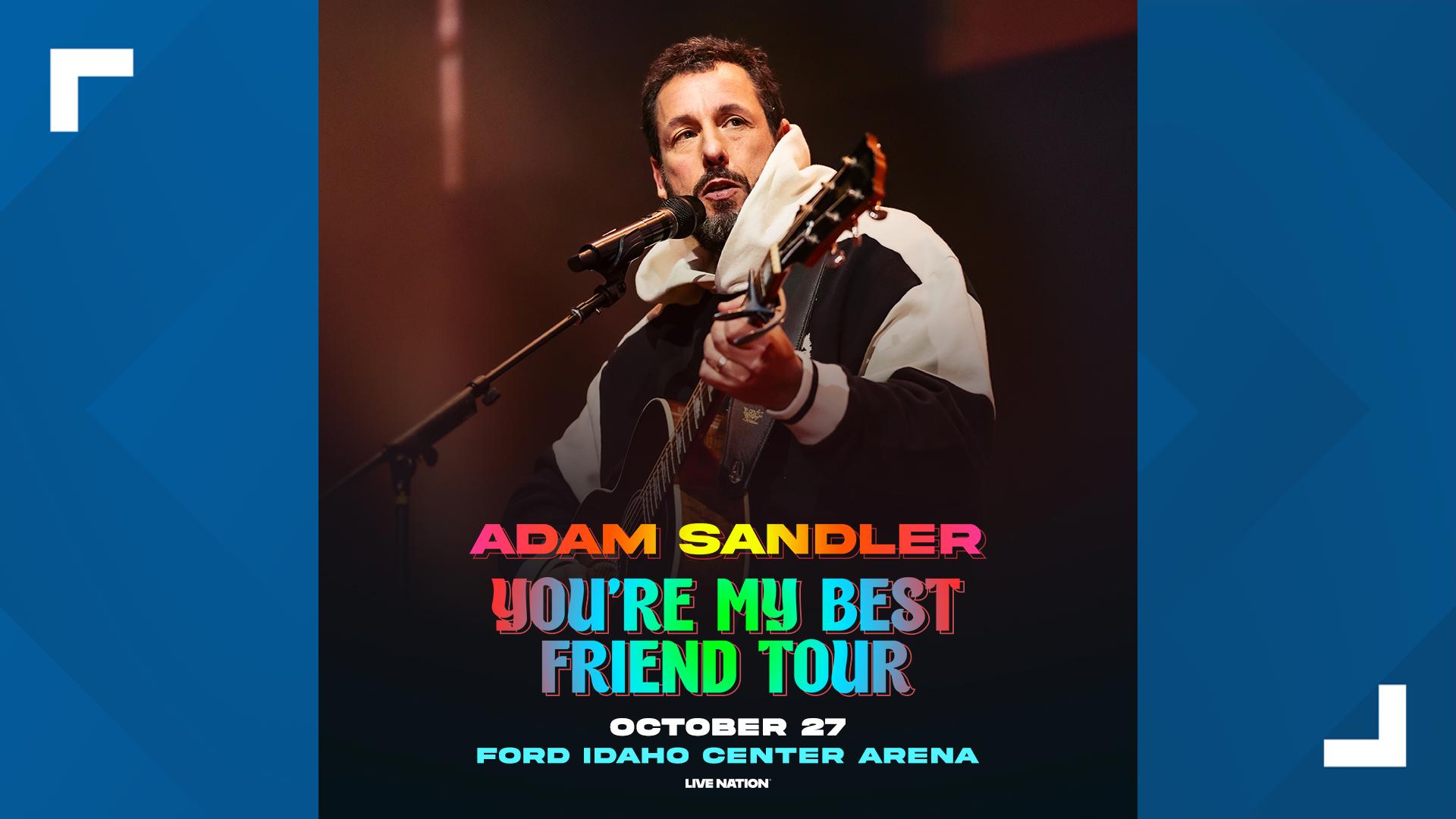 Adam Sandler performing in Idaho on October 27 | ktvb.com