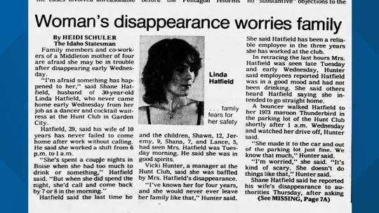Ada County Reopens 1984 Linda Hatfield Case Ktvb