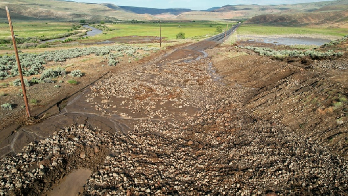 U.S. Highway 20 reopens in eastern Oregon after debris slides | ktvb.com