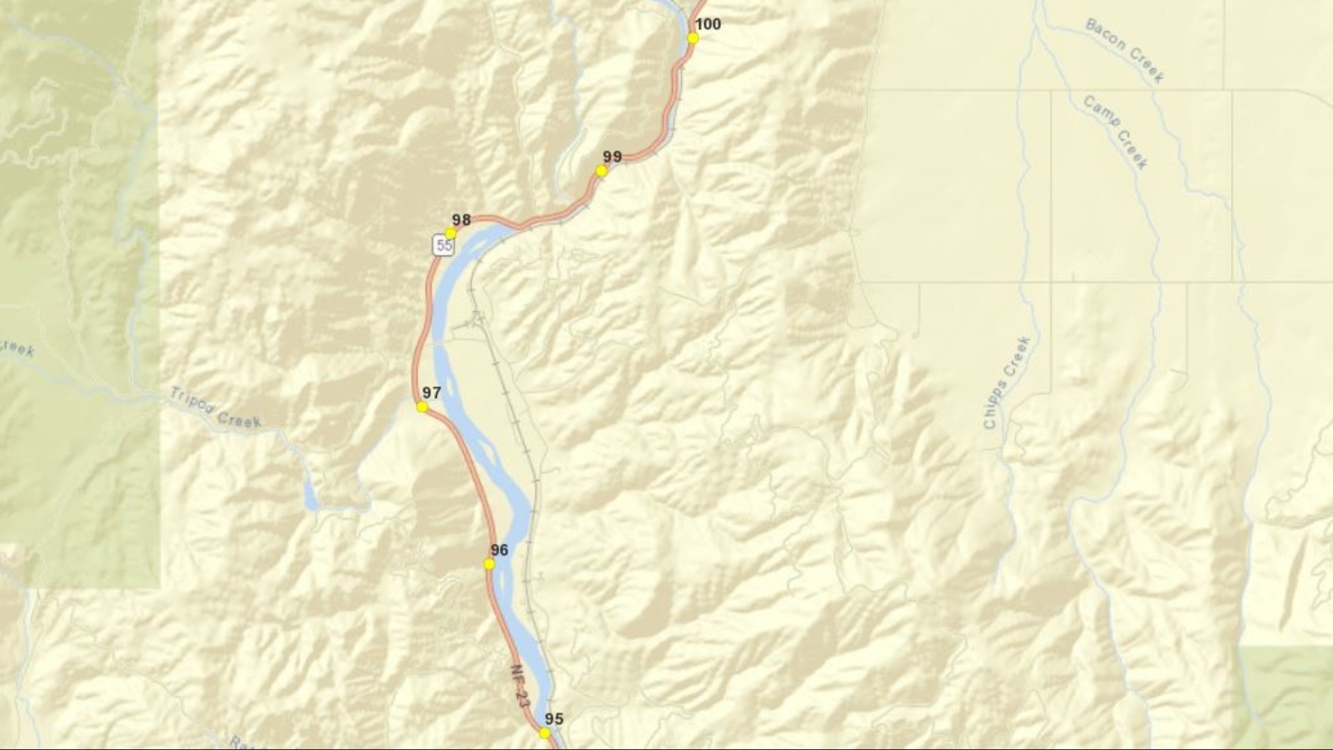 Highway 55 south of Cascade closed due to rockfall | ktvb.com