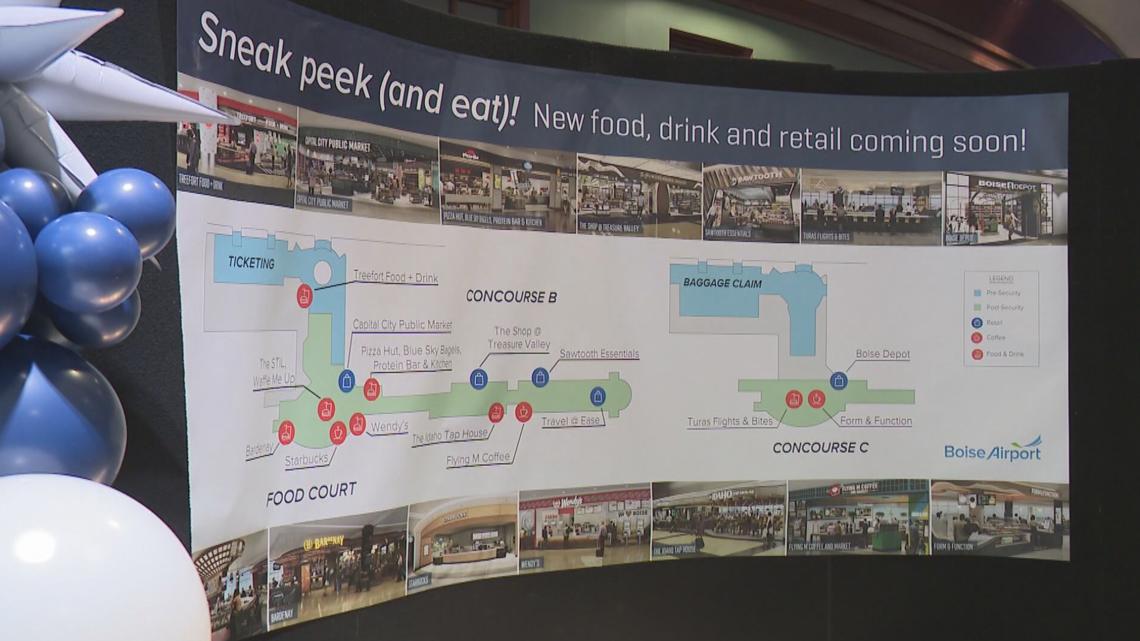 Boise Airport to add new food and retail options in 2025 | ktvb.com