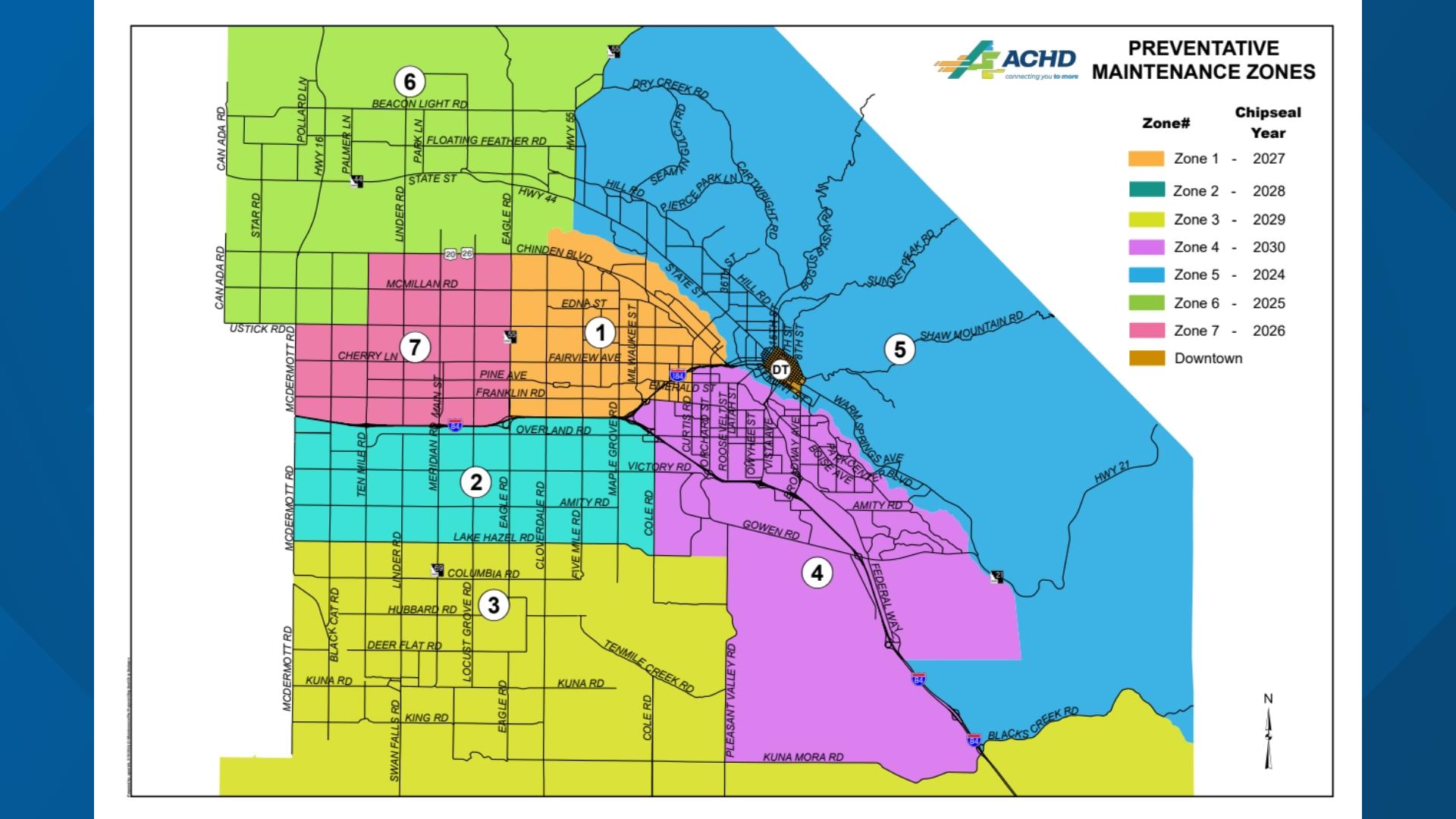 Ada County prepares for summer chip sealing season | ktvb.com