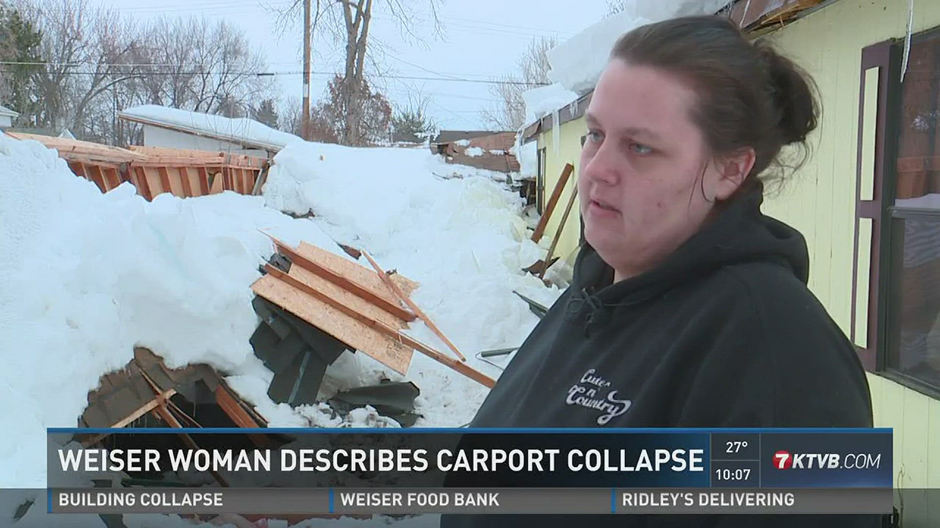Weiser woman describes carport collapse: 'Your life flashes before your ...