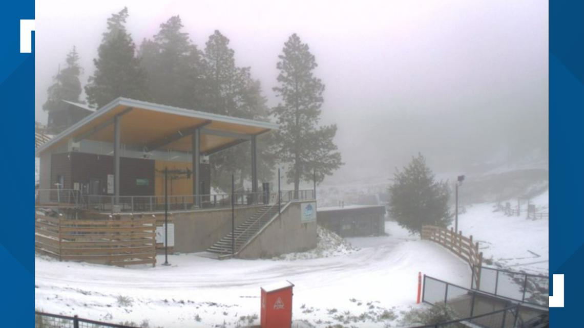 'We're enjoying the best of both seasons': Early morning June snow at ...