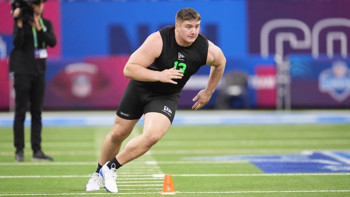 Former Bronco Kage Casey participates in NFL combine | ktvb.com