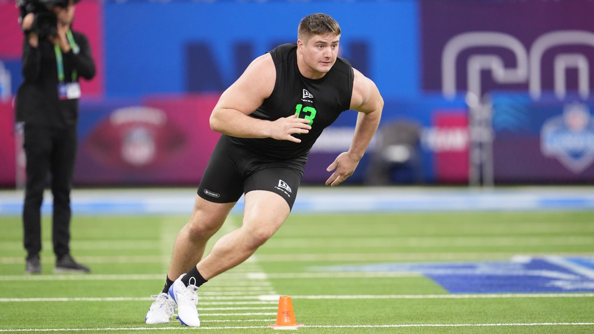 Former Bronco Kage Casey participates in NFL combine | ktvb.com