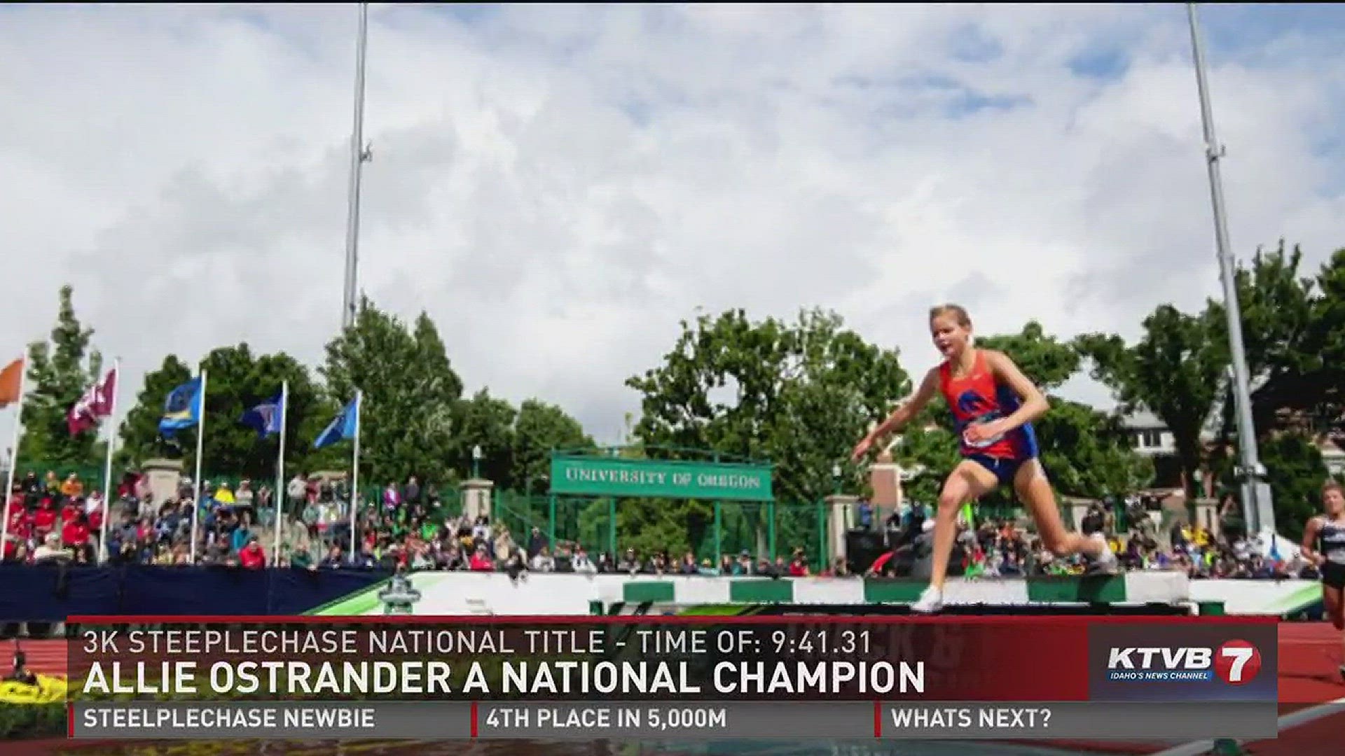Ostrander wins 3,000 steeplechase national championship | ktvb.com