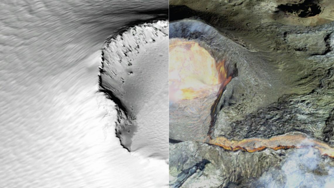 'Good news everyone': Researchers uncover evidence of volcano on Mars ...