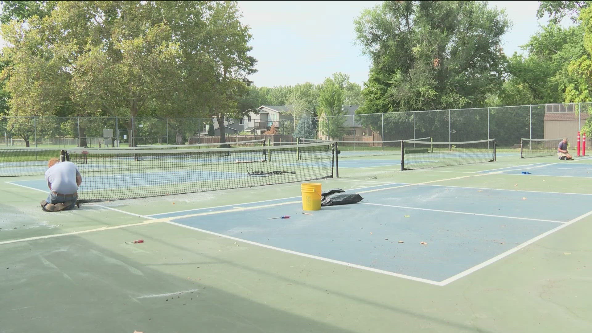 Boise turns pickleball courts back to tennis amid noise lawsuit | ktvb.com
