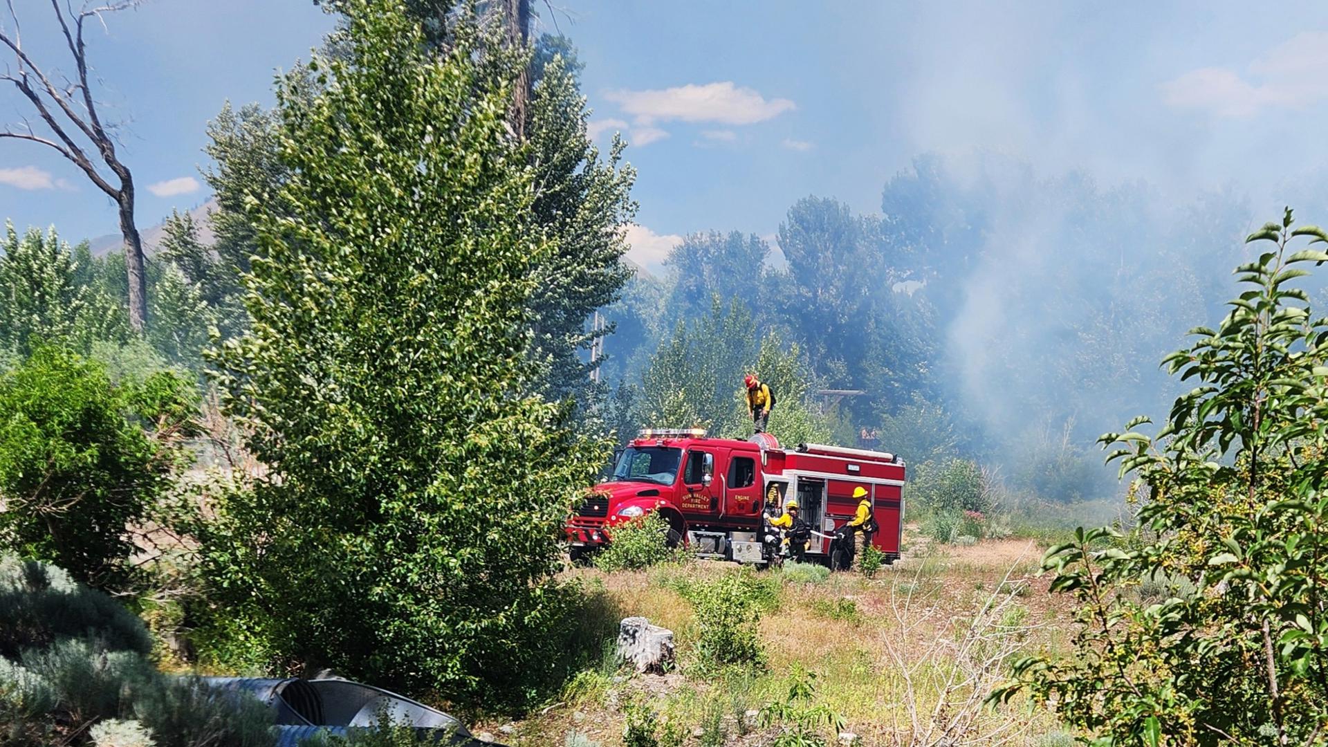 Firefighters control Sun Valley blaze with swift action | ktvb.com