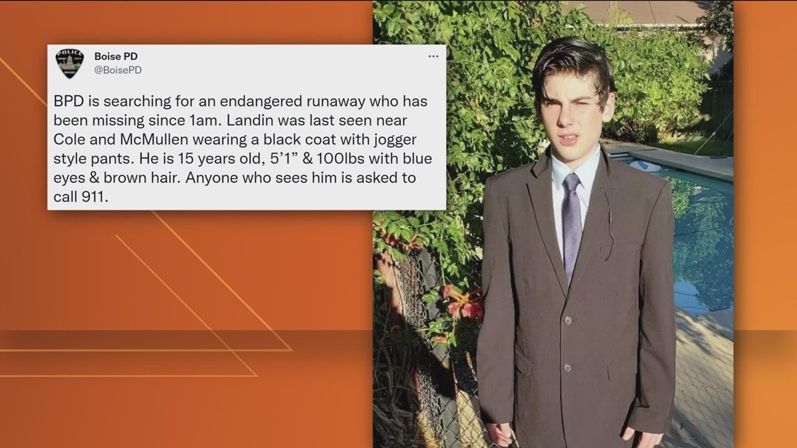 15-year-old Boise boy missing, deemed endangered runaway | ktvb.com