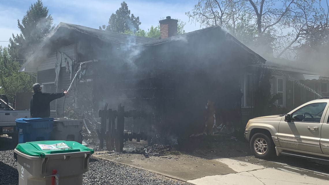 Crews battle house fire on Boise Bench | ktvb.com