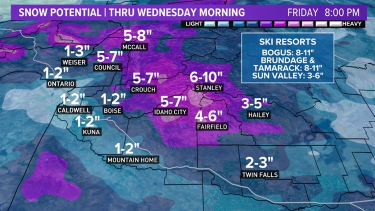 Blizzard, avalanche warnings for southern Idaho Tuesday | ktvb.com