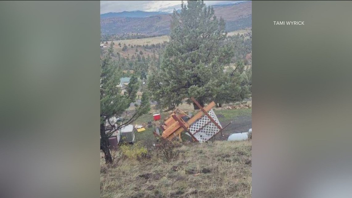 Oregon woman details harrowing moments a tornado hit her home | ktvb.com