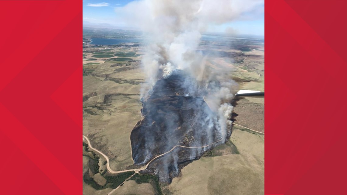 Cold Creek Fire in Eastern Idaho grows to 1,200 acres, forces ...