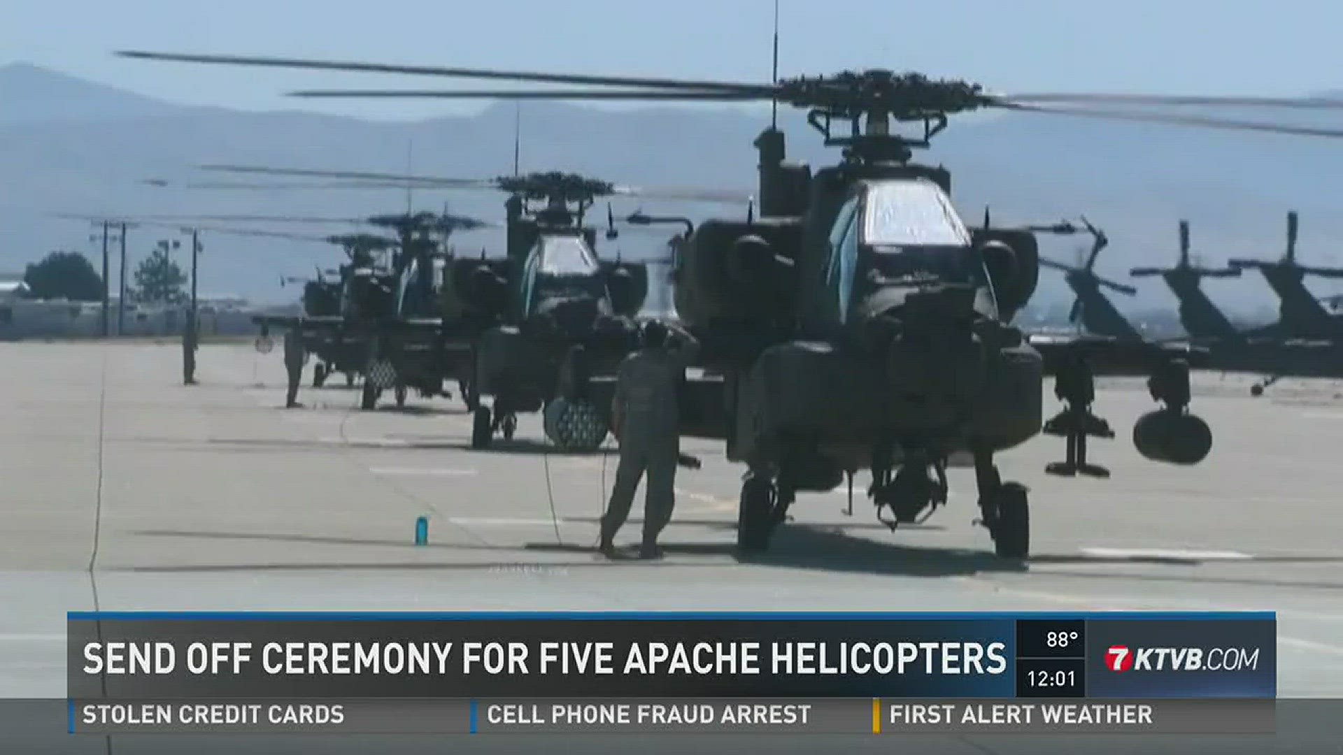 Idaho says goodbye to Apache helicopters | ktvb.com