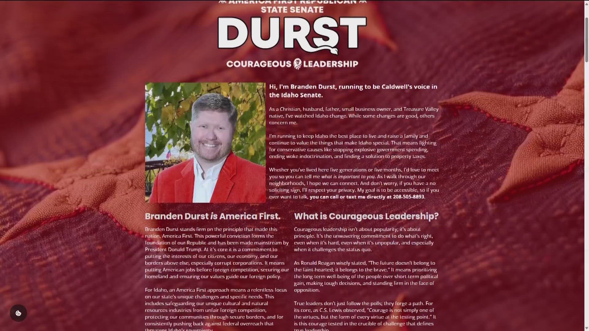 Former Idaho senator Branden Durst to seek GOP nomination in District ...