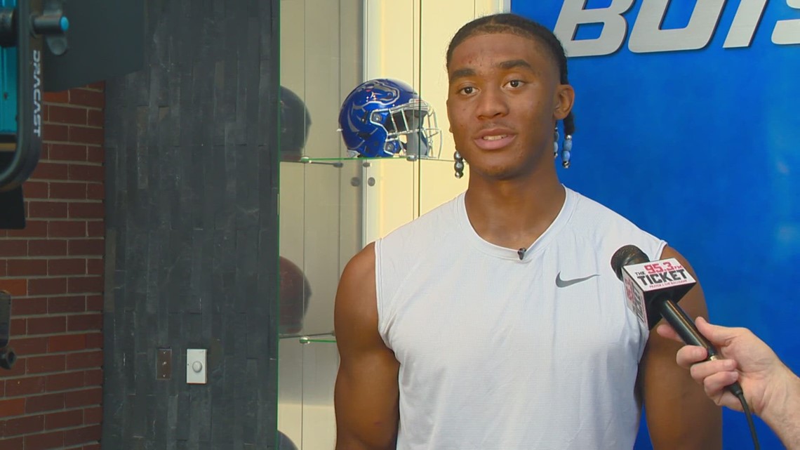 Boise State's Taylen Green on scrimmage performance, commanding offense ...