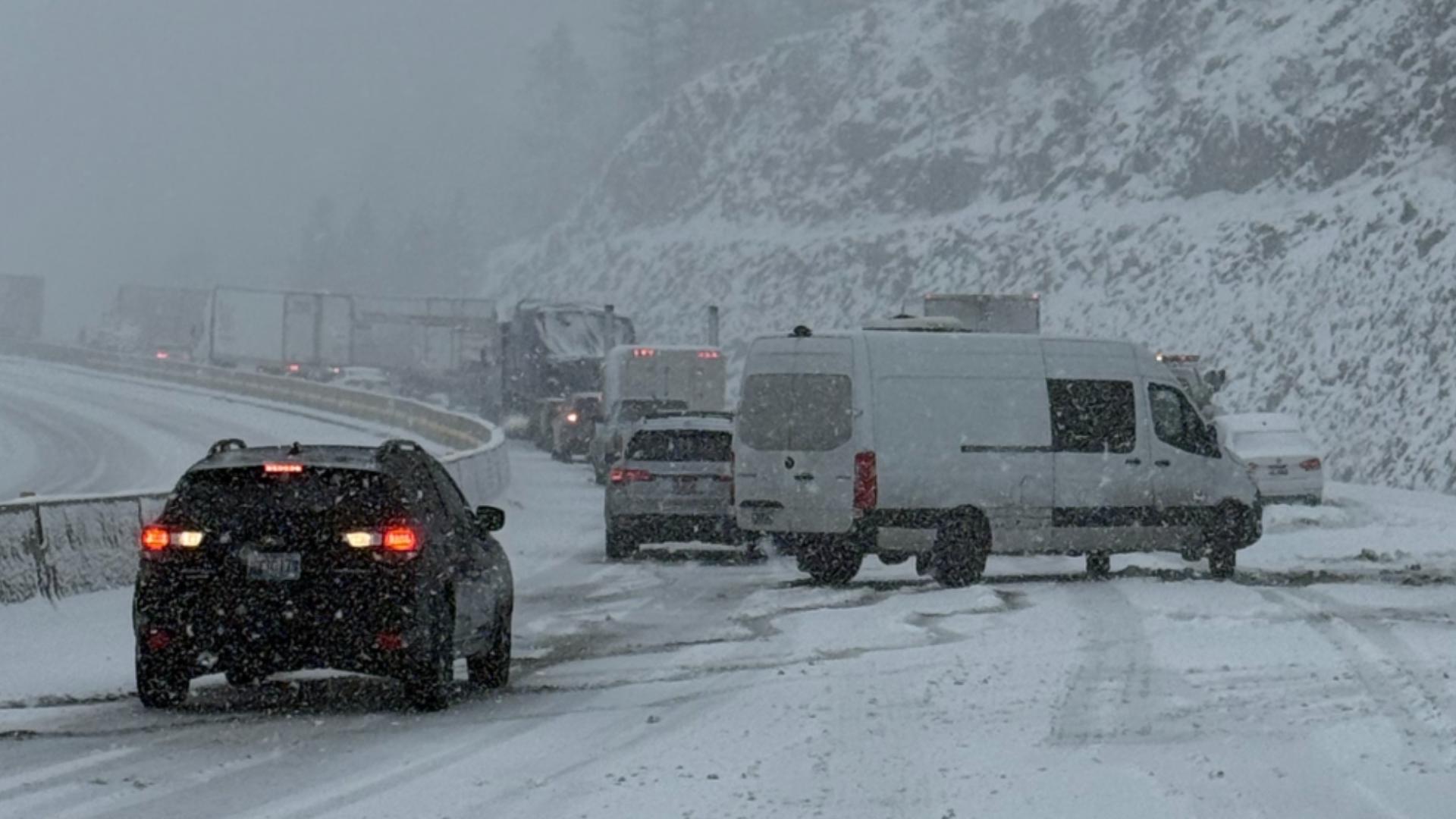 I-84 reopened in both directions following winter weather hazards ...