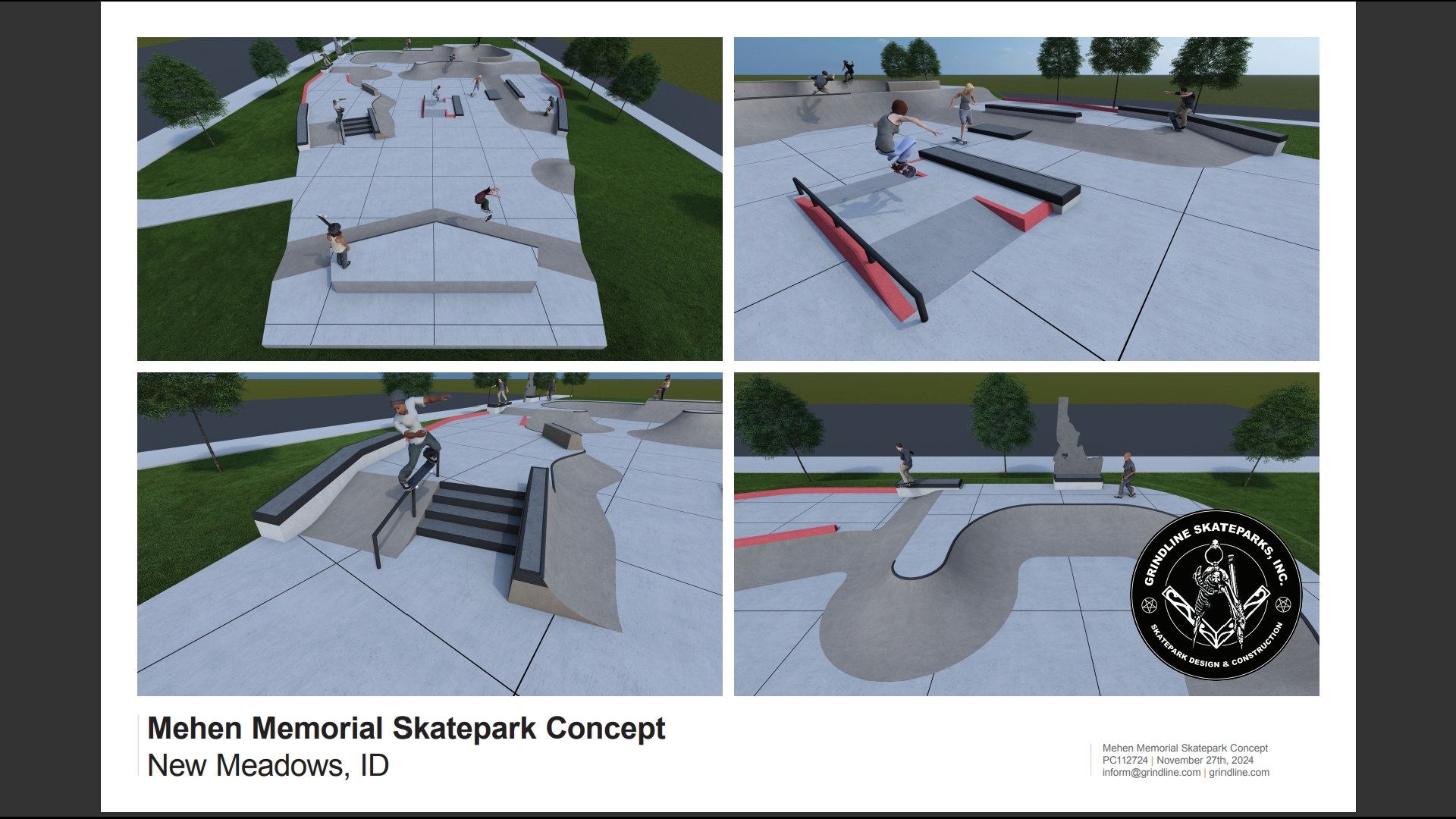 City of New Meadows approves design of Mehen Memorial Skatepark | ktvb.com