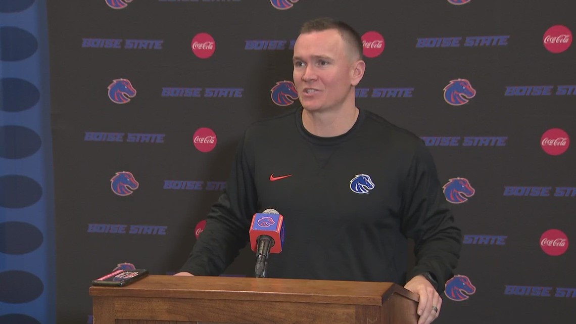 Boise State head coach Spencer Danielson discusses 2024 signees | ktvb.com