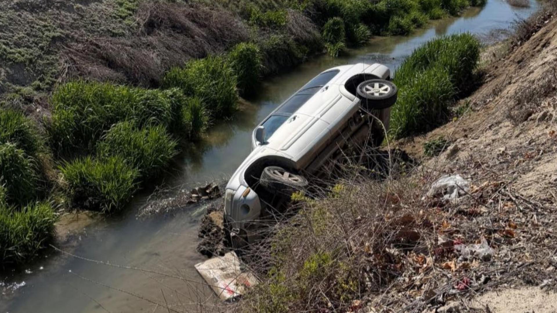 Wilder Police issue caution as driver crashes into a irrigation canal ...