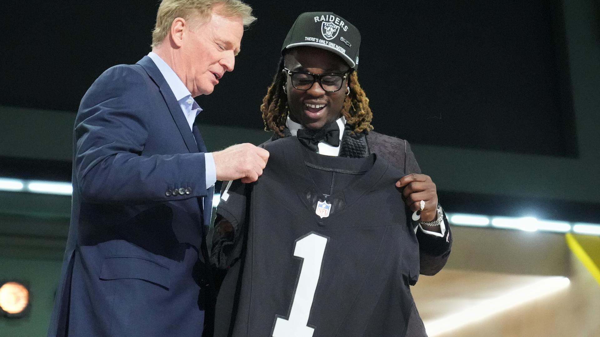 Las Vegas Raiders select Ashton Jeanty with No. 6 pick in NFL Draft | ktvb.com