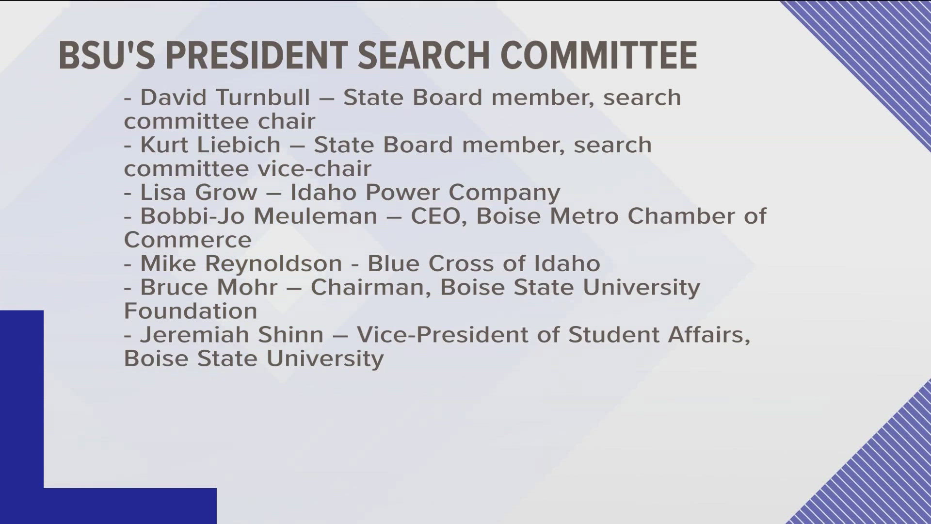 Search committee created for new Boise State University President ...