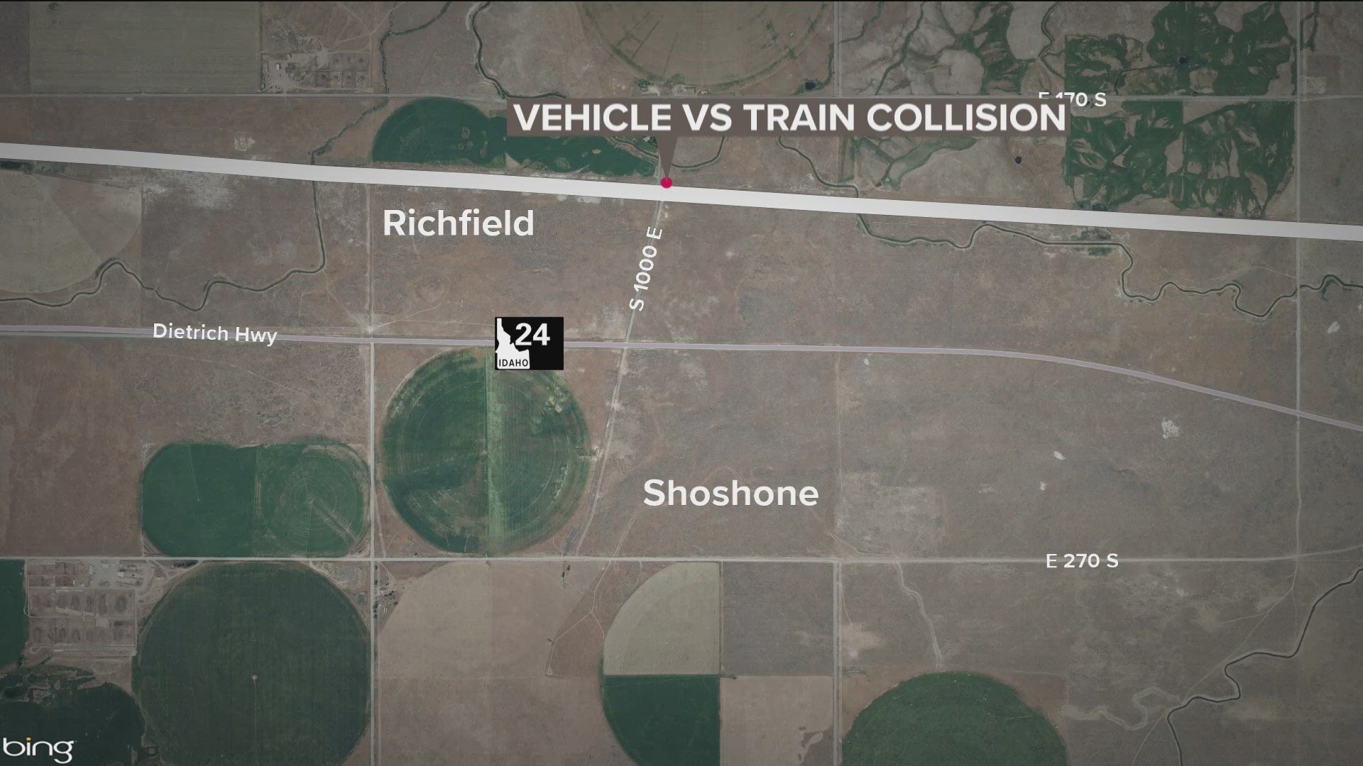 Idaho truck collides with train, driver injured | ktvb.com