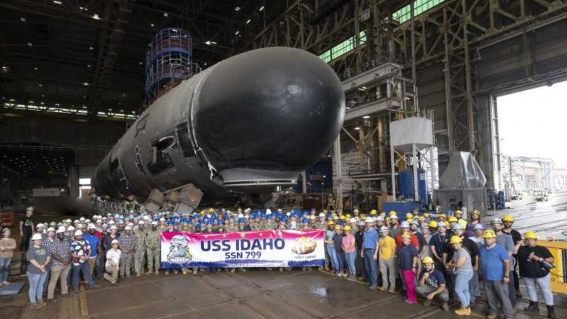USS Idaho christened by U.S. Navy | ktvb.com