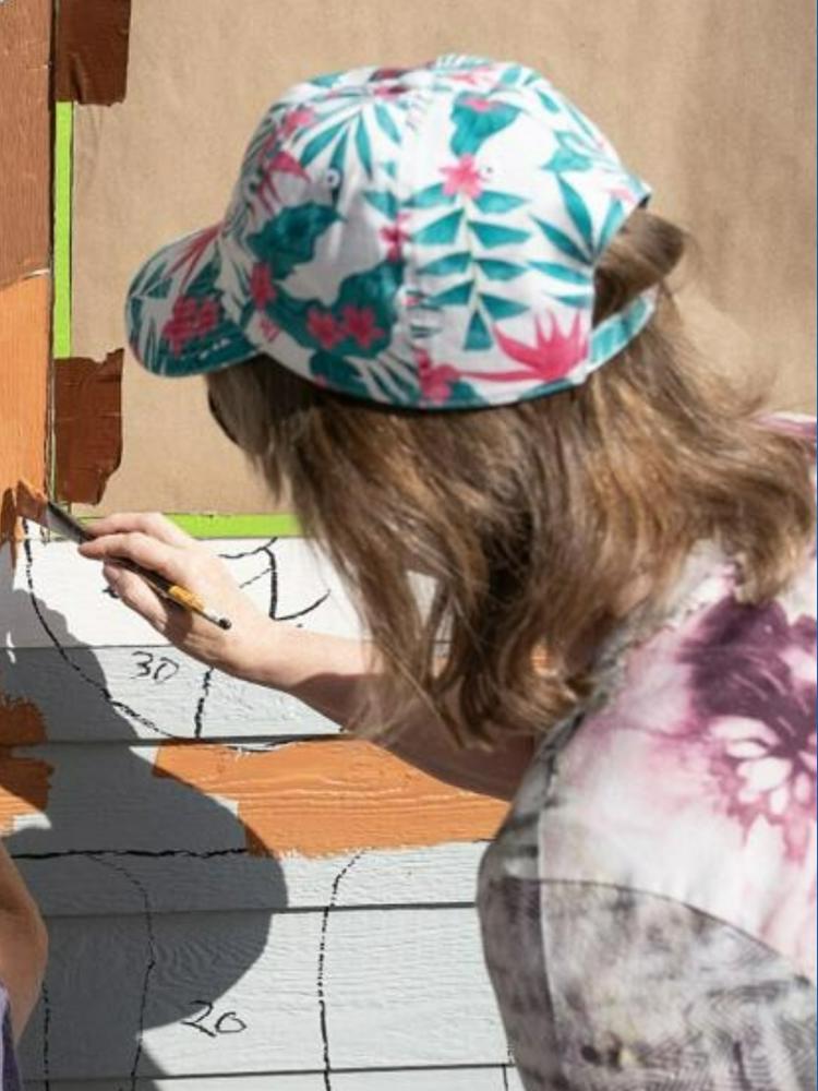 New River Street mural brings color to Jesse Tree and historic ...