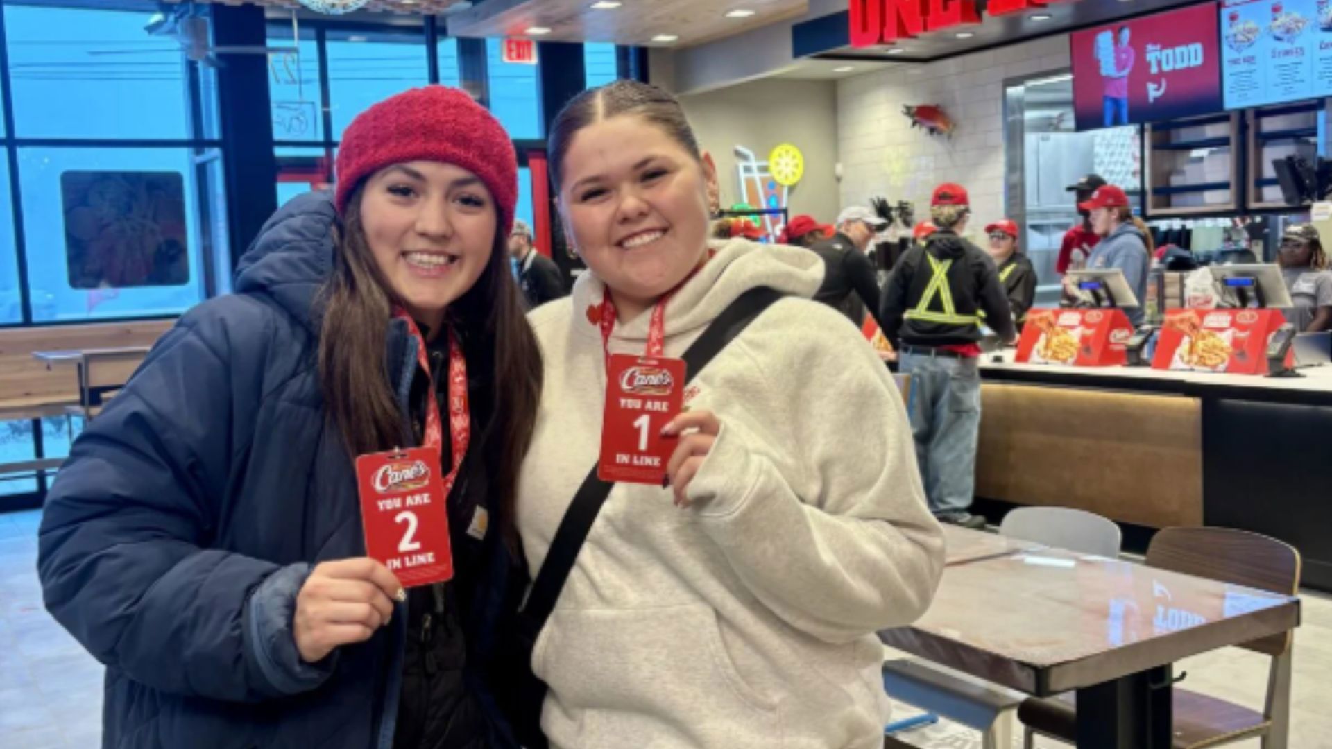 Hundreds line up for Idaho’s first Raising Cane’s in Meridian | ktvb.com