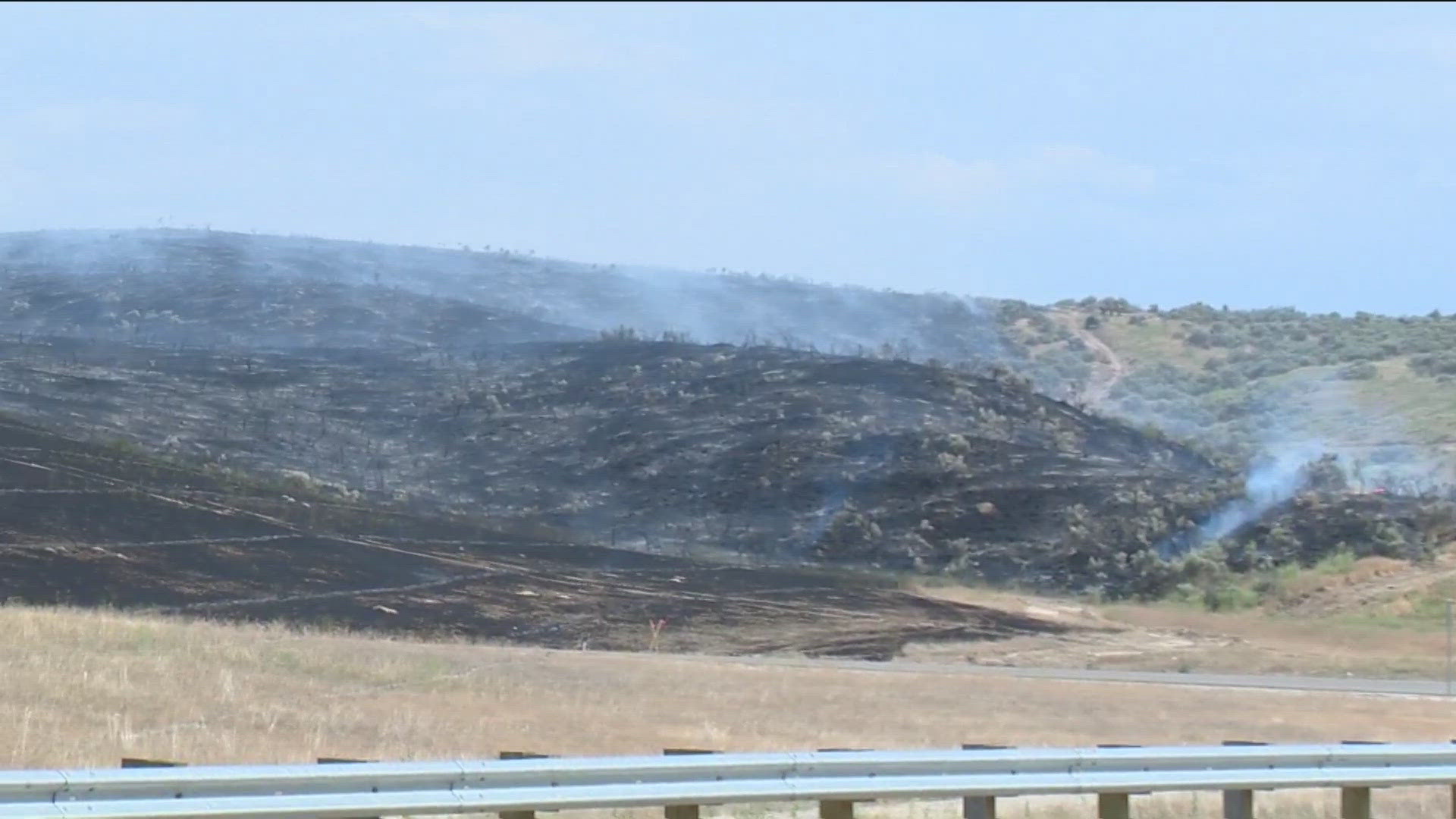 Crews work to contain brush fire burning near Highway 16 | ktvb.com