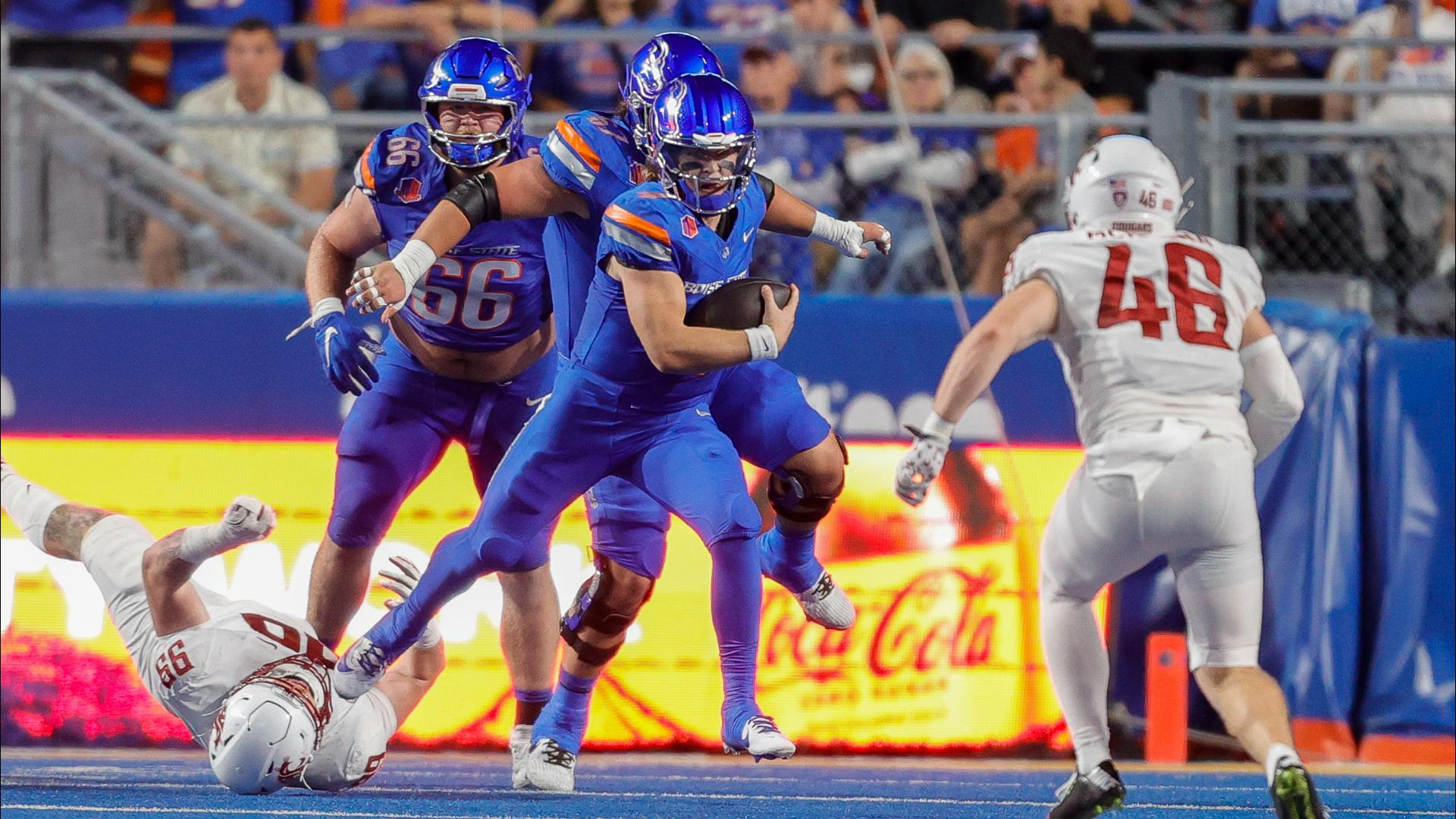 Ashton Jeanty shines as No. 25 Boise State beats Washington State ...